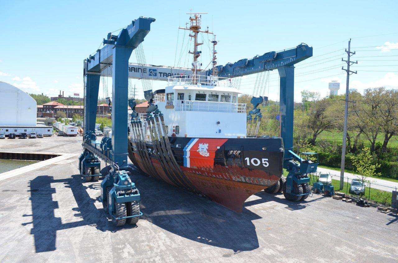 USCG Cutter NEAH BAY Hauled Out at Shipyard » The Great Lakes Group ...