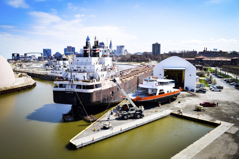 American Steamship M/V BUFFALO Dockside Repairs Complete » The Great ...